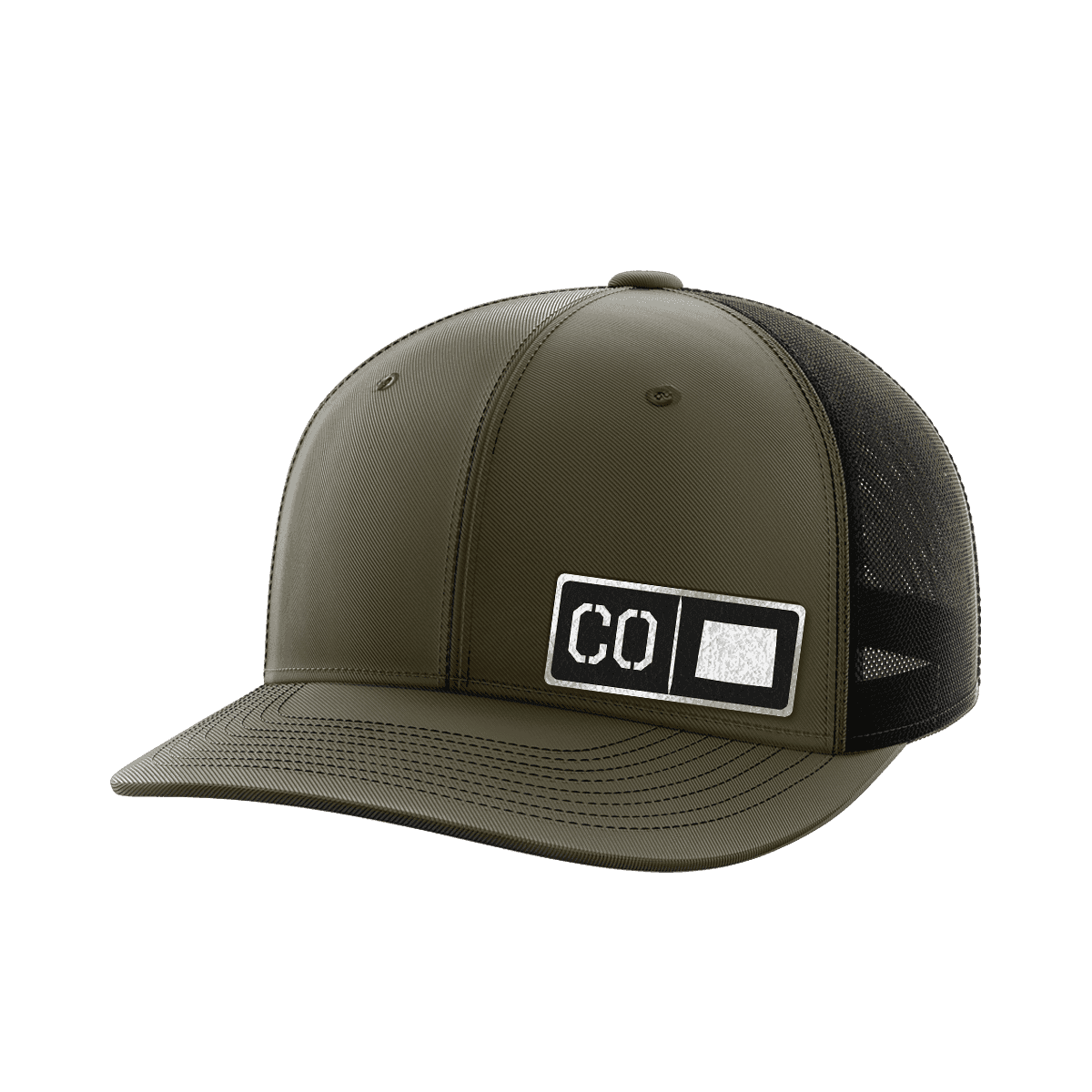 Leather Patch State Abbreviation Hats | Greater Half